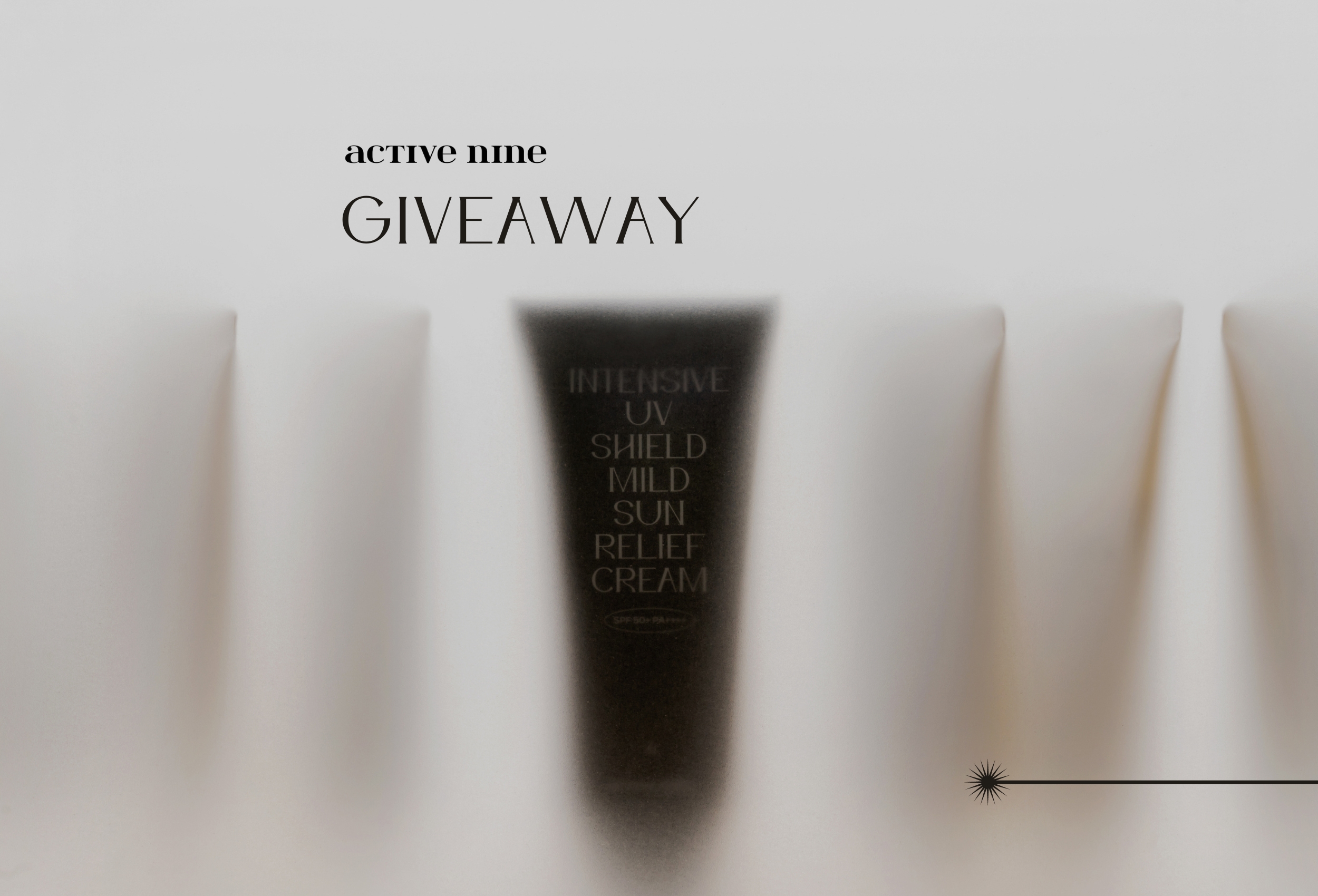 ACTIVE NINE Sun Relief Cream Giveaway | UMMA