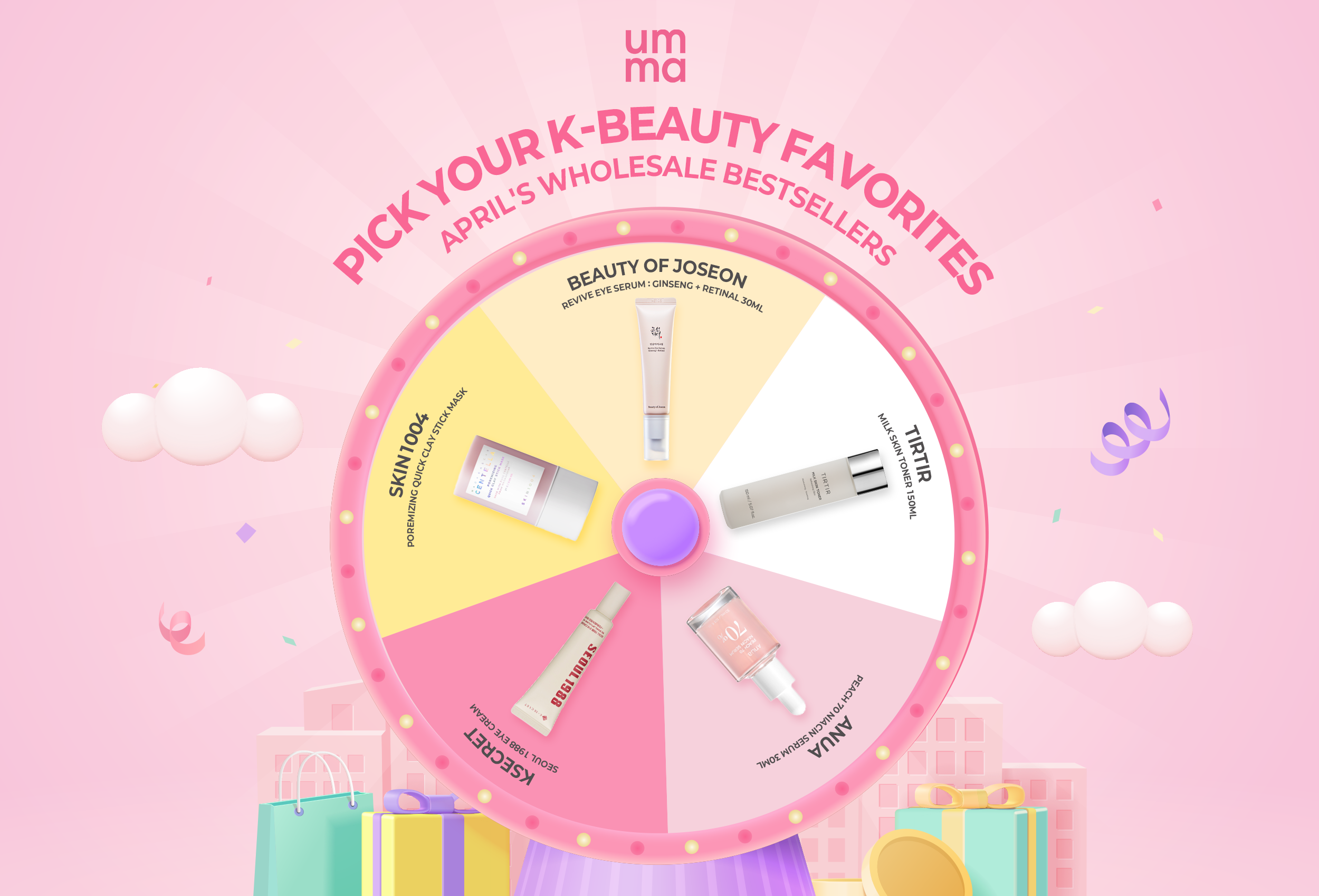 Top 5 K-Beauty Wholesale Bestsellers April | UMMA