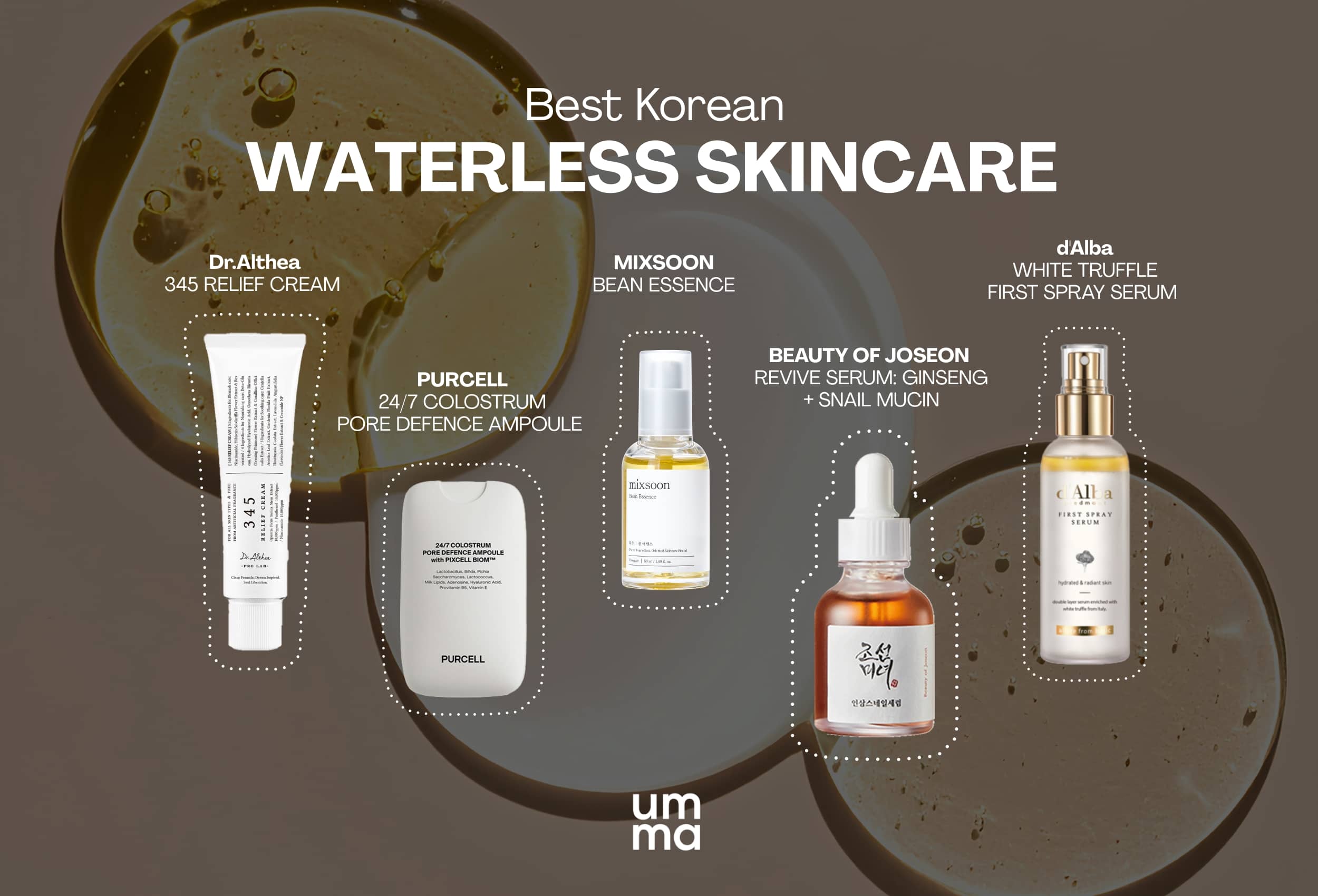 Best Korean Waterless Skincare Products | UMMA